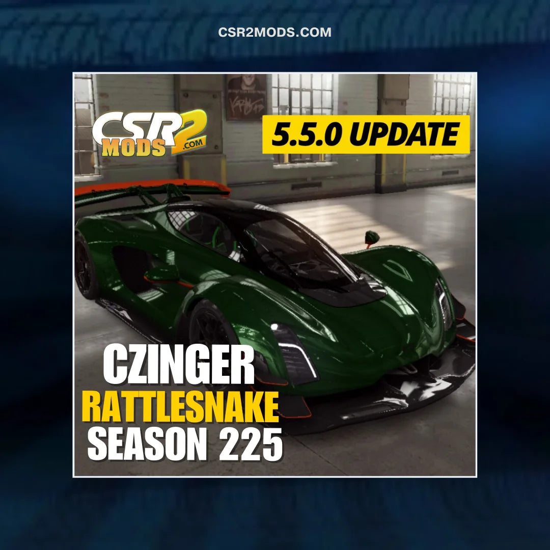 CSR2 Cutting-Edge Pursuit Duality – Season 225 Czinger Rattlesnake Gre ...