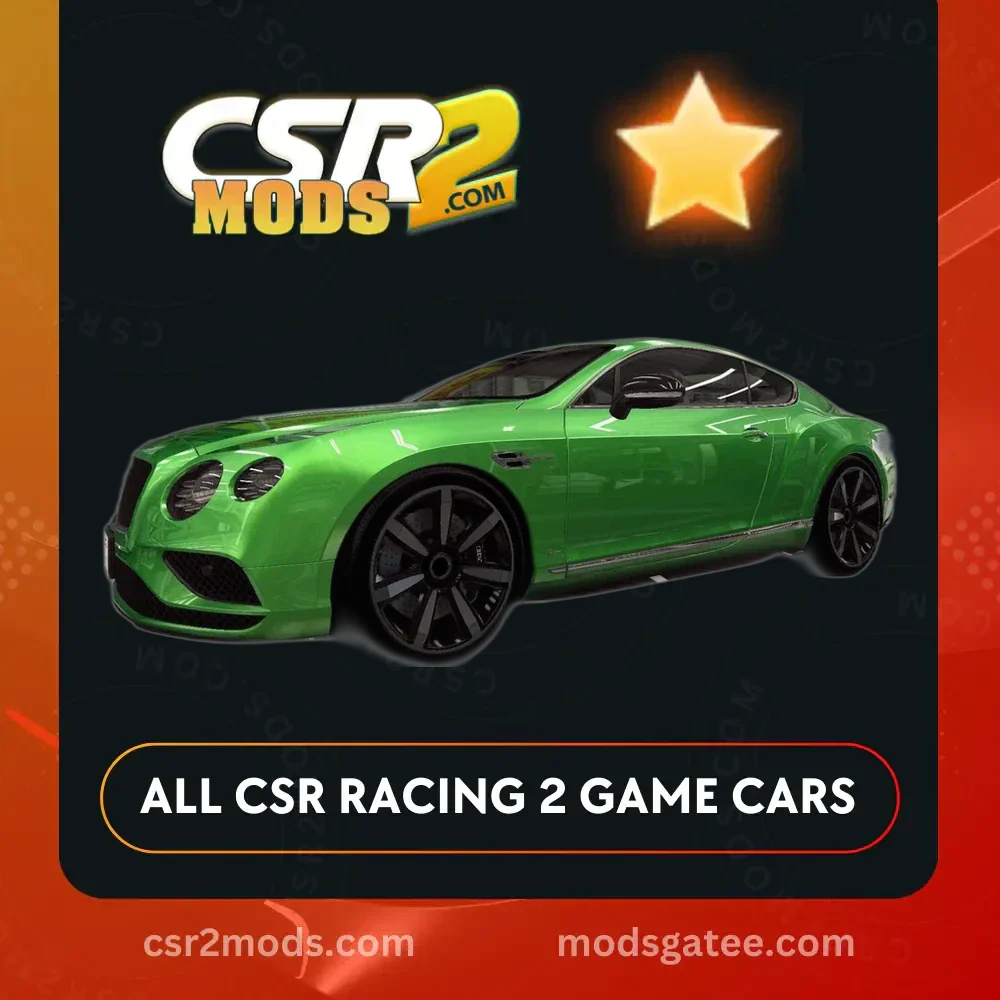 CSR2 GT Speed Gold Stars Car ⭐ CSR2 MODS STORE – My Store