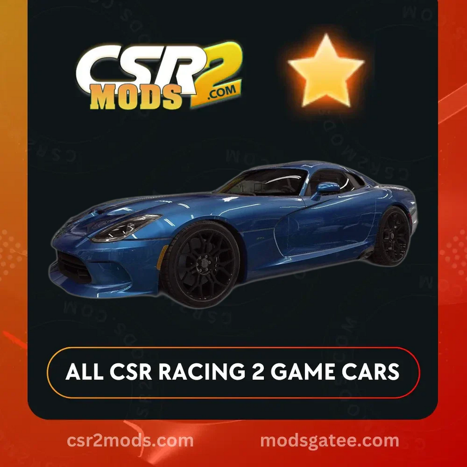CSR2 Dodge Viper GTS Gold Stars Car ⭐ CSR2 MODS STORE – 🟢 CSR2 MODS